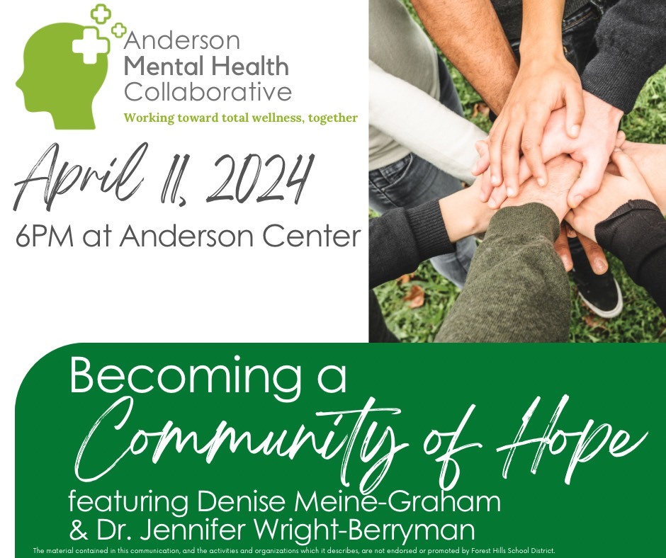 Becoming a Community of Hope with the Anderson Mental Health Collaborative